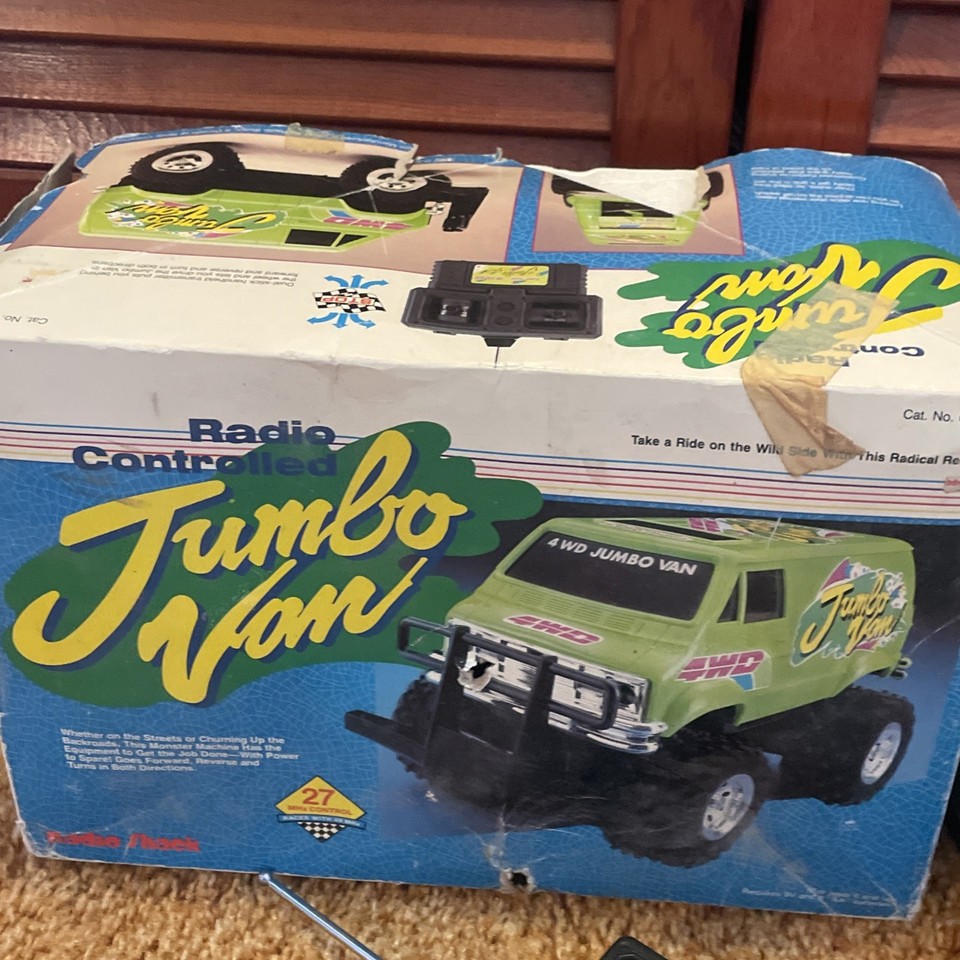 Vintage Radio Shack JUMBO VAN Remote Control Buggy 1980’s RC Car READ ...