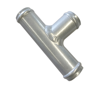 Universal 1" Aluminum Coolant Pipe T Fitting Radiator Fitting Pipe Hose ...