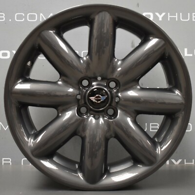 GENUINE MINI COOPER S CROWN R56 17" INCH ANTHRACITE ALLOY WHEELS X4 ...