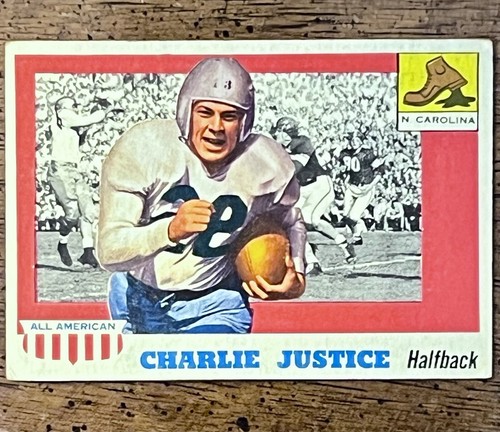 1955 Topps All American - #63 Charlie Justice. VG/Ex small | eBay
