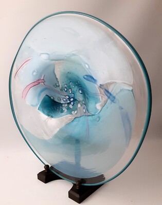 Vintage Millefiori Bowl Studio Art Glass Peter Patterson Multi Color ...