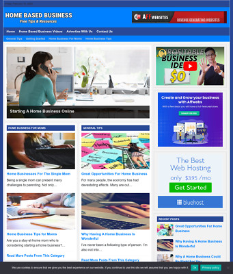 Home Based Business Website Business For Sale: Ready-to-Launch with ...