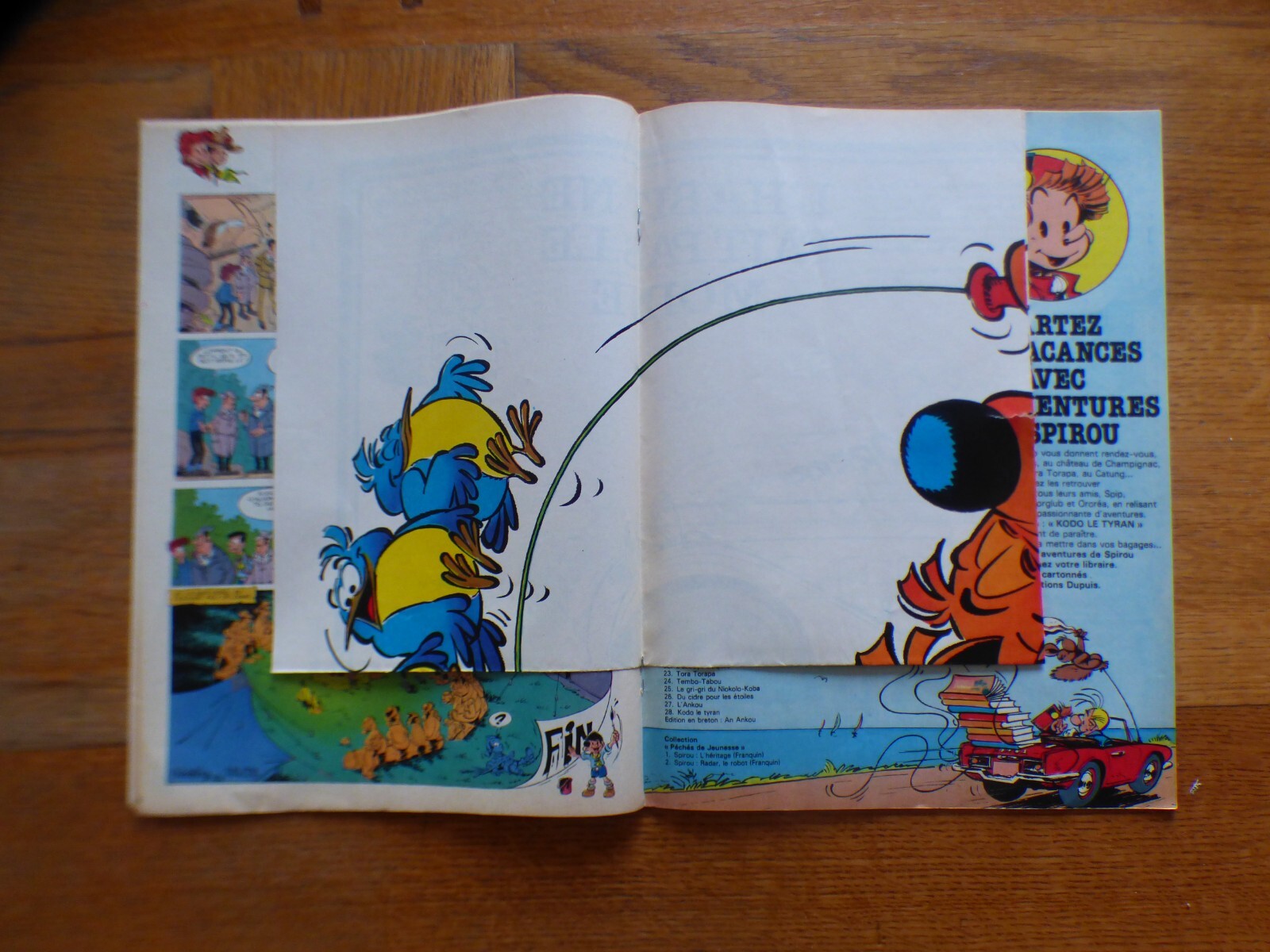 SPIROU n° 2150 POSTER GEANT BOULE ET BILL + DELAGE D8S + COVER FOURNIER | eBay