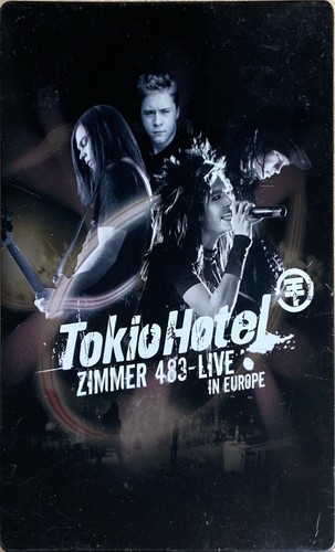 STEELBOX METAL 2xDVD + CD TOKIO HOTEL ZIMMER 483 LIVE IN EUROPE LIMITED ...