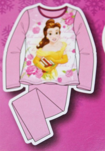 Disney Princess Belle Beauty & The Beast 2 Pc PJ's Pajamas Sleepware Size 7 8 | eBay