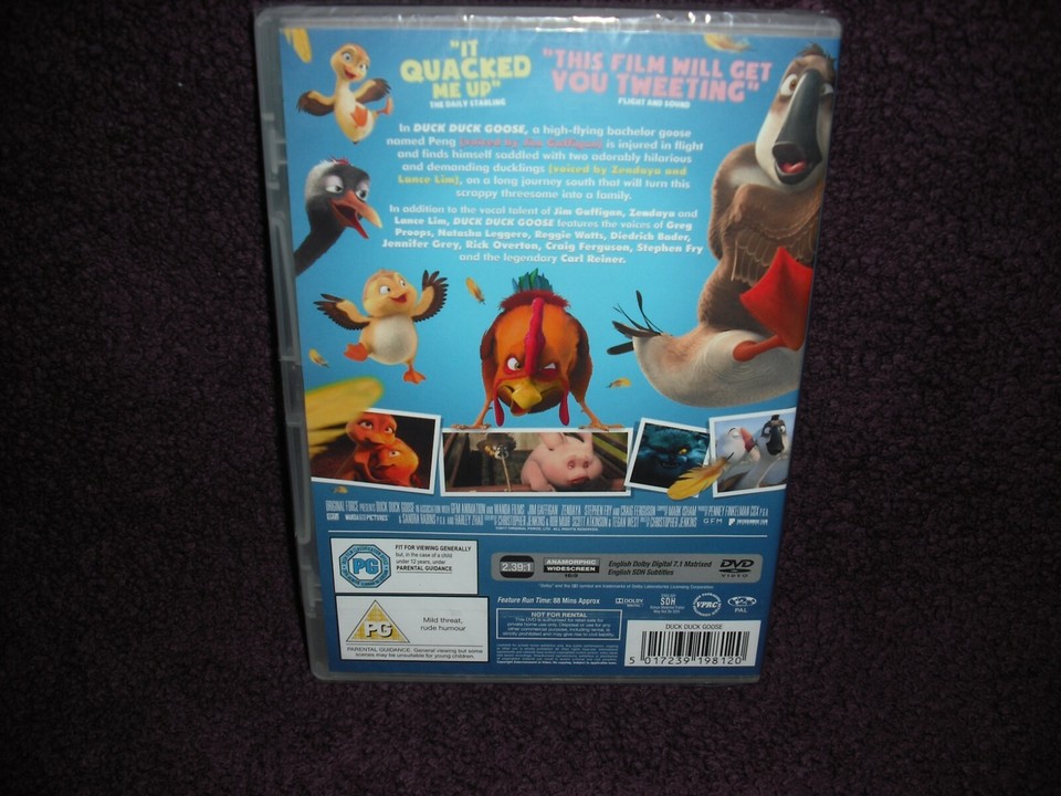 Duck Duck Goose DVD (2018) Jim Gaffigan, Carl Reiner, Brand New ...