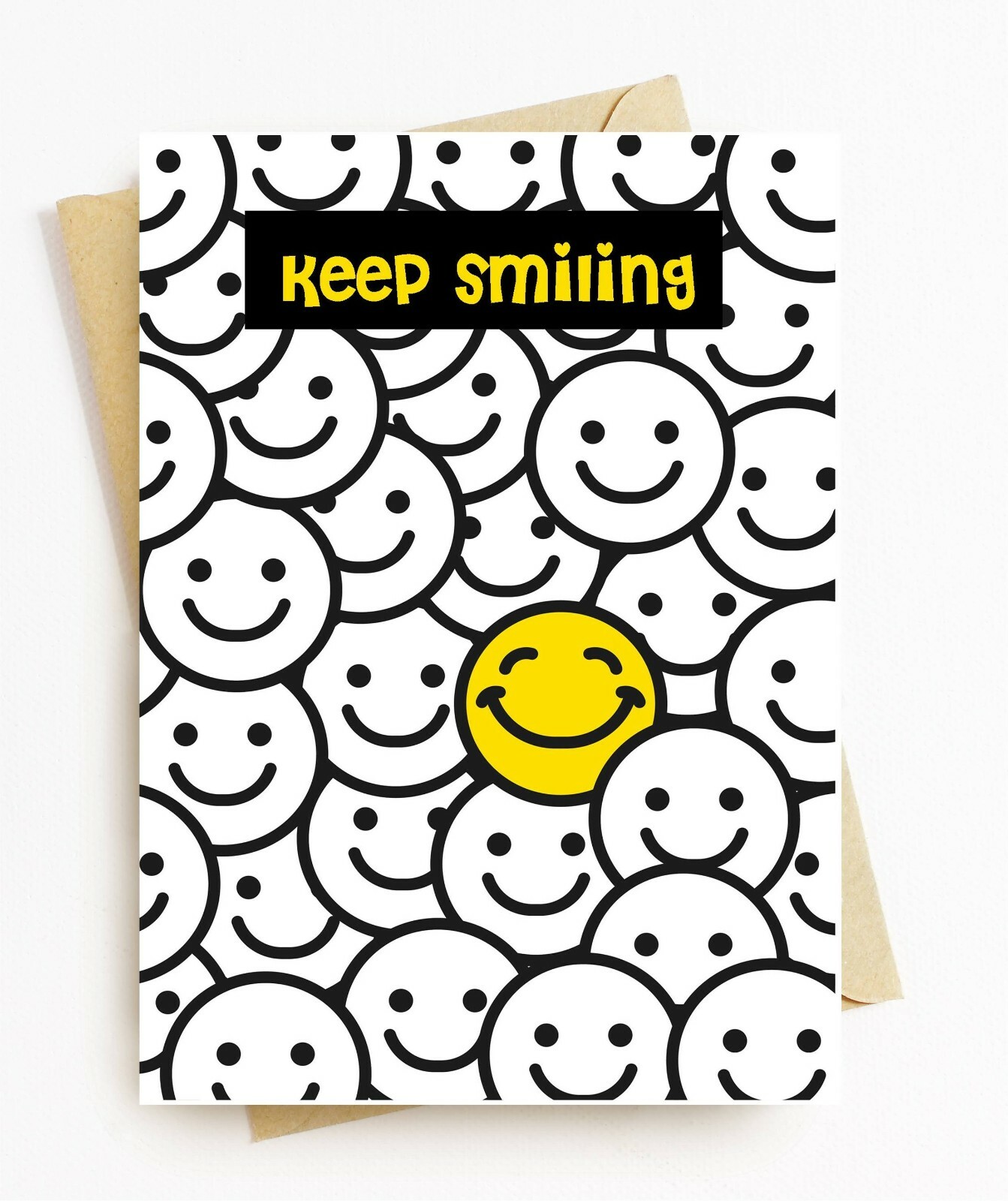 Keep Smiling Card - lockdown, quarantine card | eBay UK