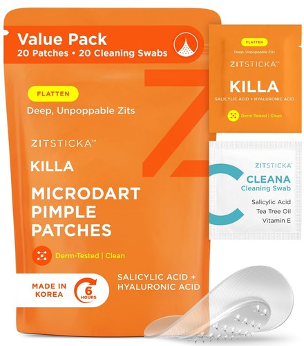 Killa Acne Patches for Face - World's Most Potent Pimple Patch with ...
