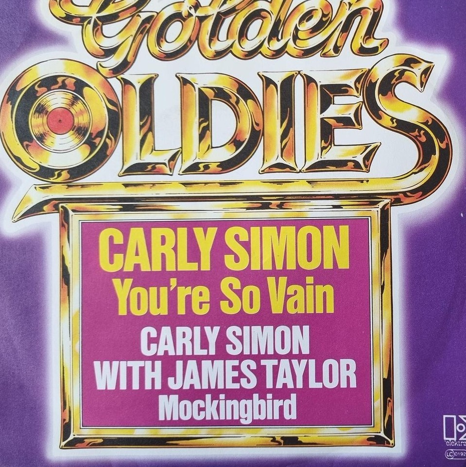 Carly Simon - You're So Vain/ Mockingbird 7'' Vinyl Germany/ James ...