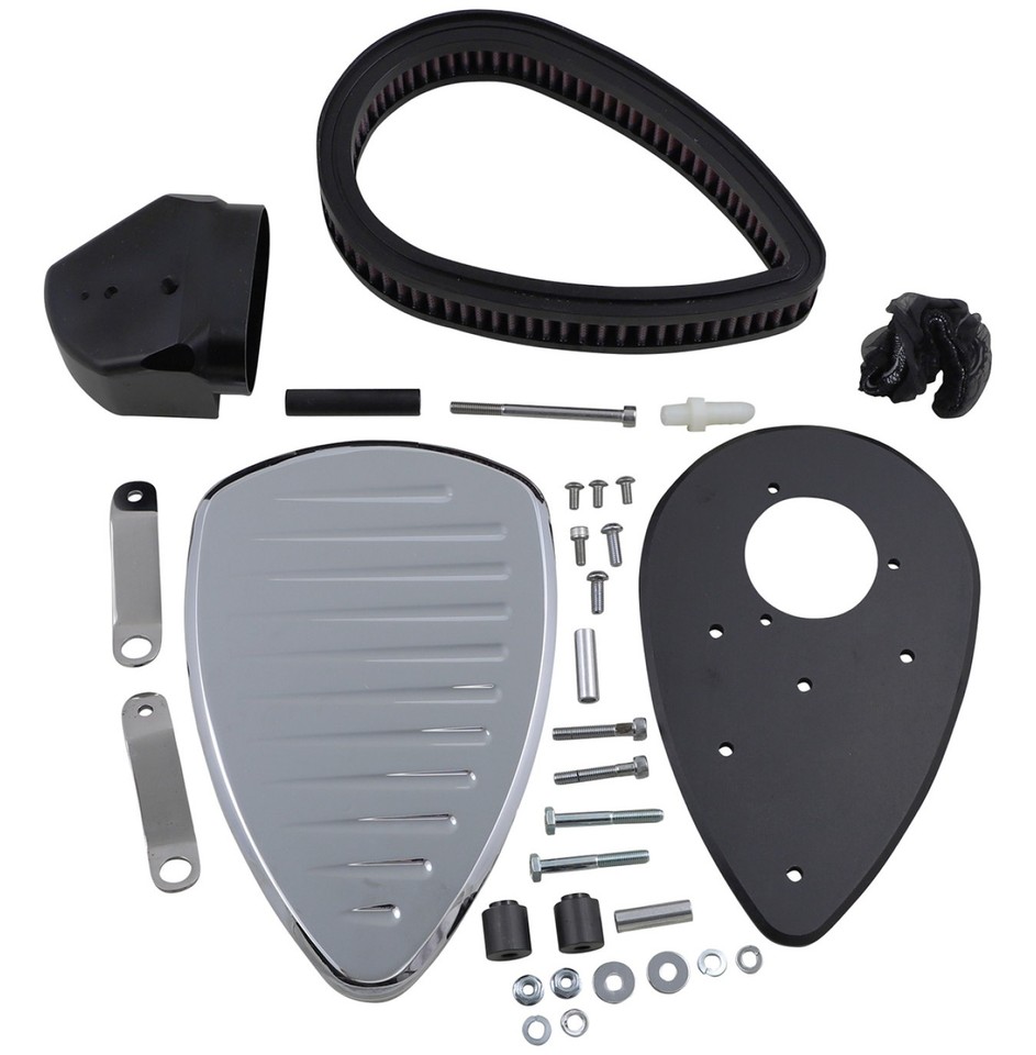 Baron Big Air Intake Kit with Chrome Comet Cover for Suzuki C50/M50 (BA ...