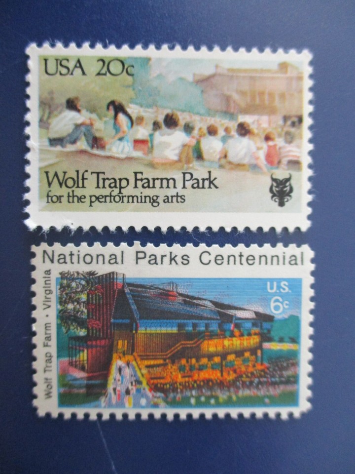 Wolf Trap Farm Park US Stamps #1452 & 2018 | eBay