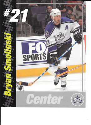 Hockey Bryan Smolinski LA Kings Center #21 | eBay