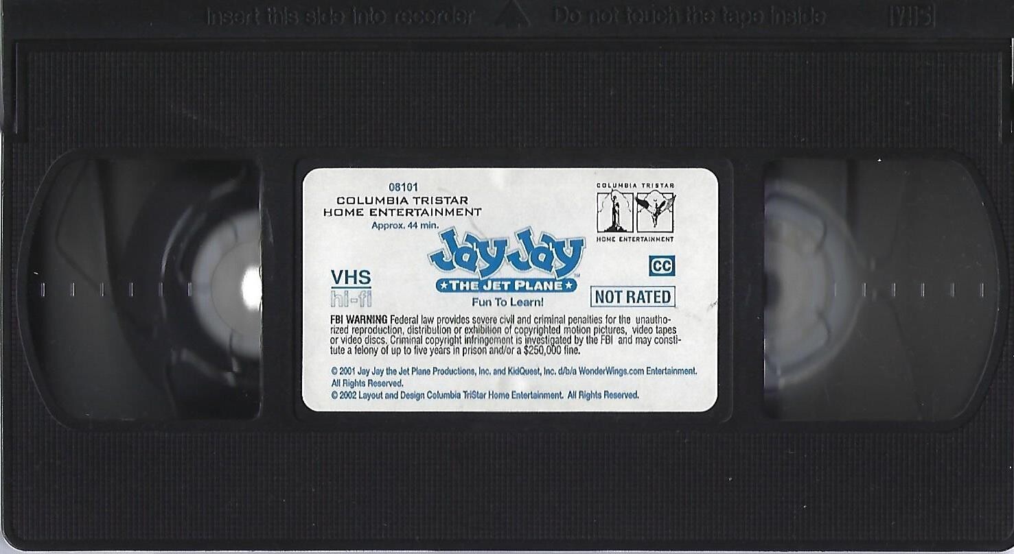 Jay Jay the Jet Plane Fun to Learn! VHS 2002 Animation. Children's ...