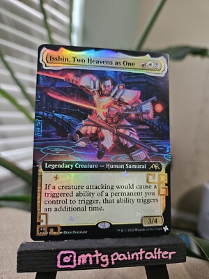Isshin, Two Heavens as One Kamigawa: Neon Dynasty MTG ALTERED RAISED ...