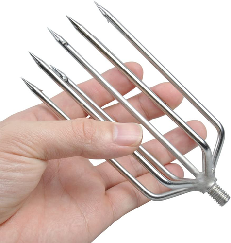 Stainless Steel Fishing Gig Gaff Hook with 8Mm Screw, Harpoon Hook for ...