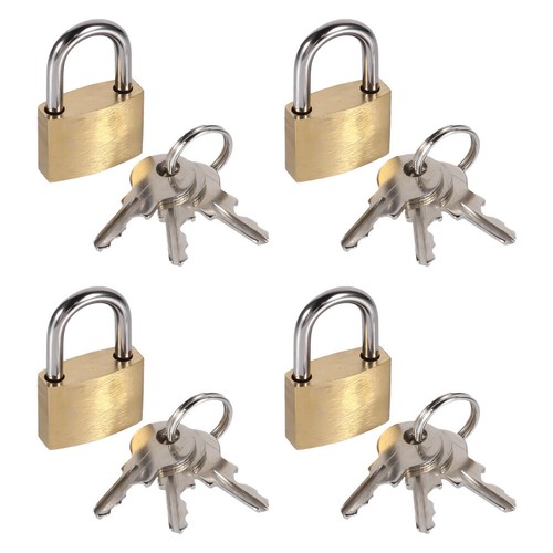 4 Pcs Suitcase Lock Brass Locks Small Travel Luggage Padlock Latch | eBay