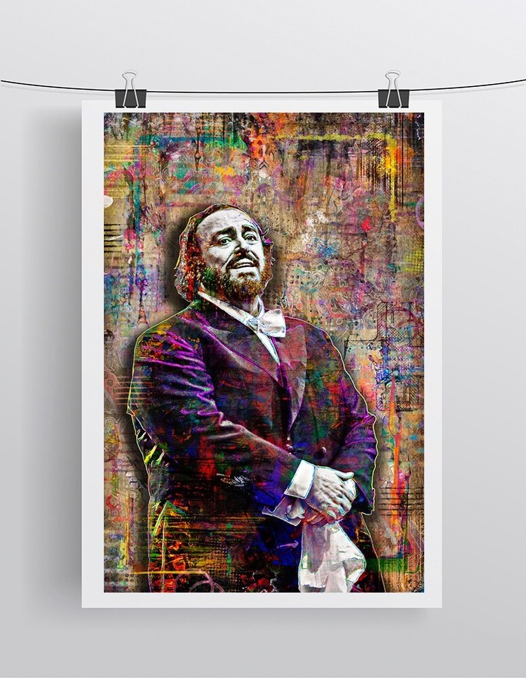 Luciano Pavarotti 16x20in Poster 2 Luciano Pavarotti Opera Tribute Free ...