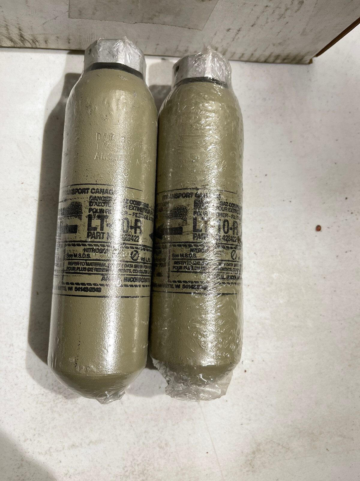 Ansul 013193 Red Line LT-10-R Nitrogen Cartridge - Fire Suppression NEW ...