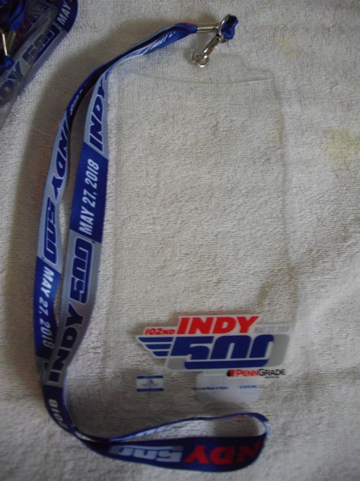 2018 Indianapolis Indy 500 ( six/6 )Lanyard & Ticket Holders. | eBay