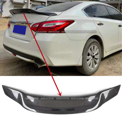 FOR 2016-2018 NISSAN ALTIMA REAL CARBON FIBER REAR DUCKBILL TRUNK ...