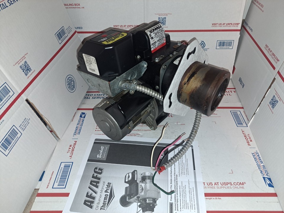 BECKETT OIL BURNER UNIT MODEL AF AFG - Weil Mclain Boiler Furnace Water ...