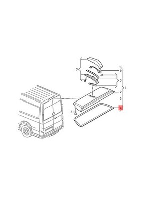 Genuine VW Crafter E-Crafter SCB SCC SXB SYB SYC SYD SYI SYJ Seal ...