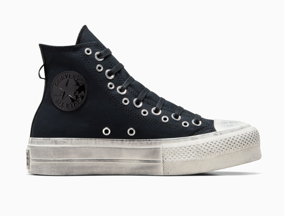 NEW Women's CONVERSE Lift Punk Rock Shoes A07679C Edgy Boots A07678C ...