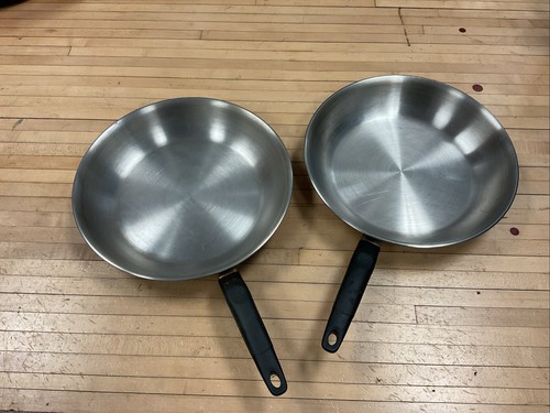 Revere Ware 9 Inch Skillet Pan Stainless Steel Disc Bottom Tri-Ply, No ...