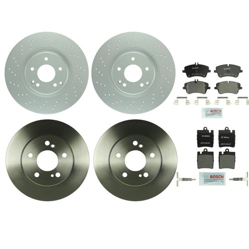 Bosch Front 329mm Rear 278mm Brake Kit Disc Rotors Semi-Met Pads For ...