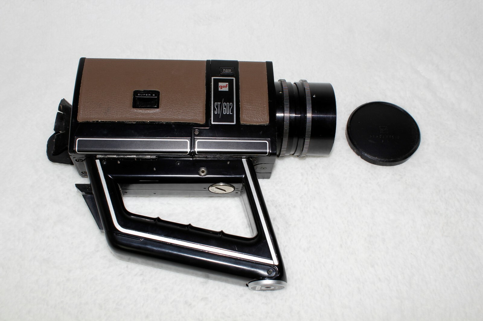 GAF ST/602 Super 8 Movie Camera untested read descripti Vintage Brown ...