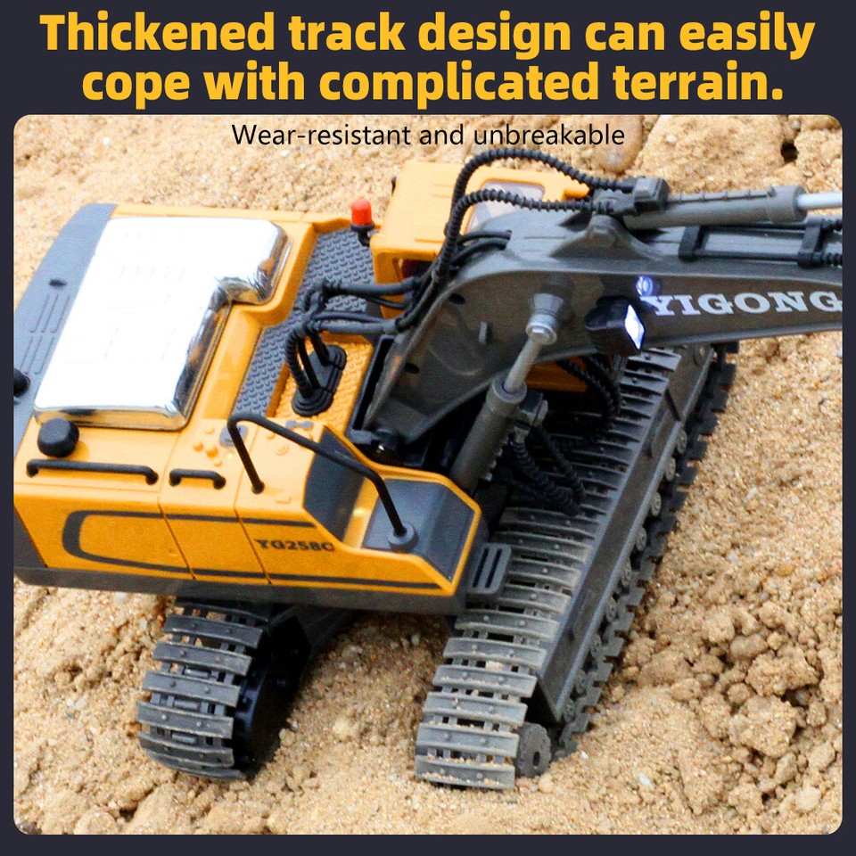2.4GHz 1:20 RC Excavator Truck Crawler Bulldozer Construction Remote ...