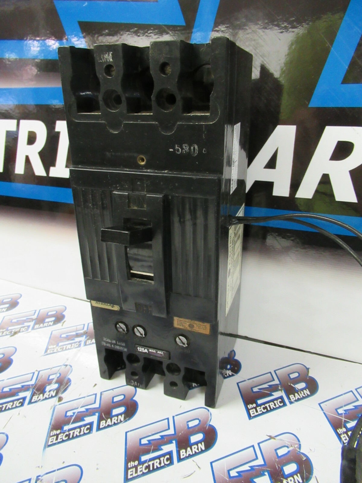 GE THFK236F000 (THFK236125) 125A Trip 600 V 3P + SHUNT NO RED TRIP ...