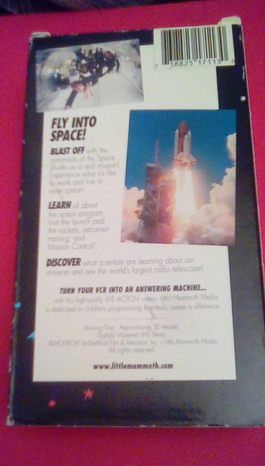The Big Space Shuttle 1997 VHS astronaut outer space rocket radio ...