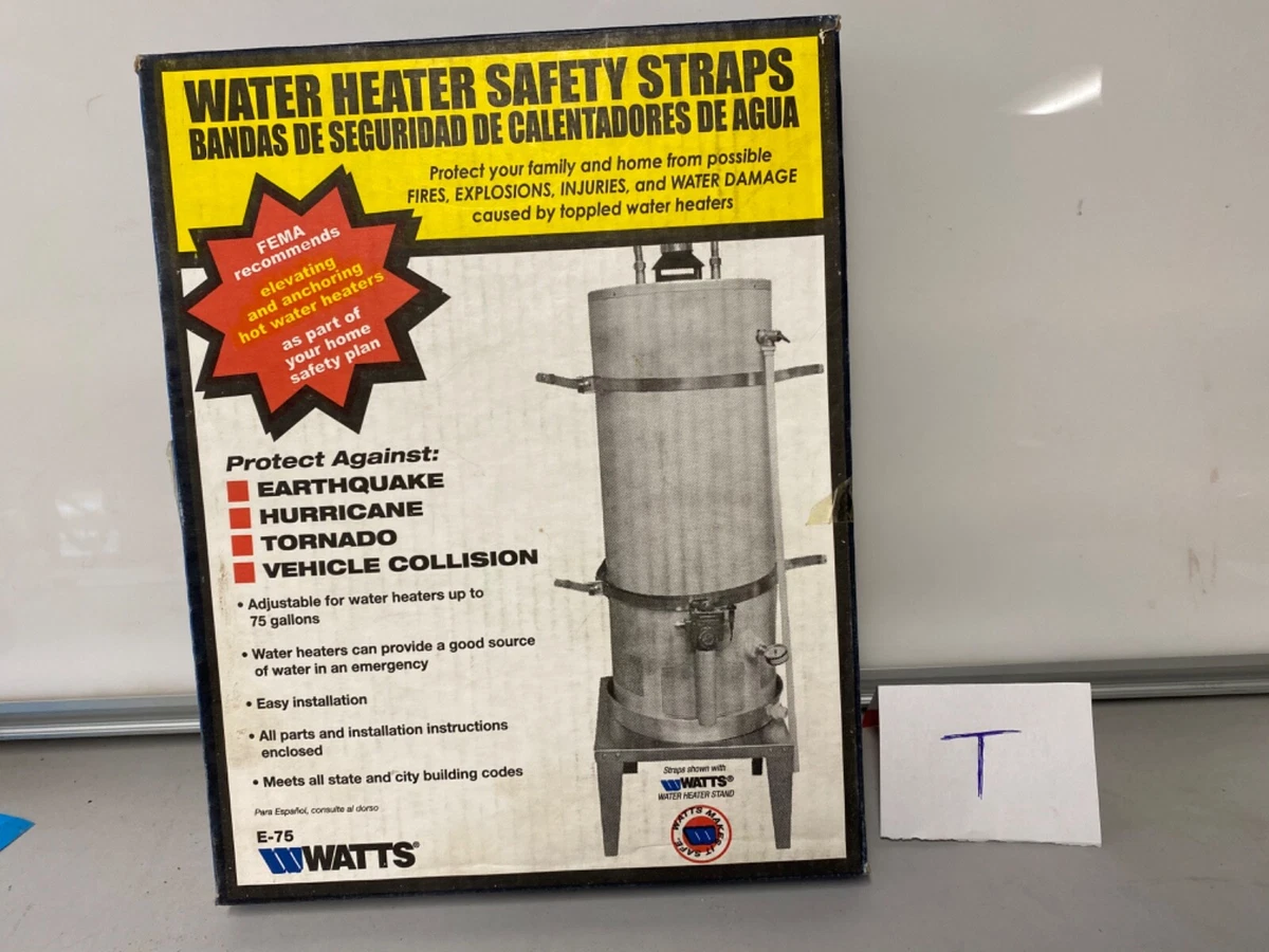 Water Heater Earthquake Strap Installation