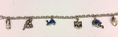 NFL Detroit Lions Charm Bracelet, NEW | eBay