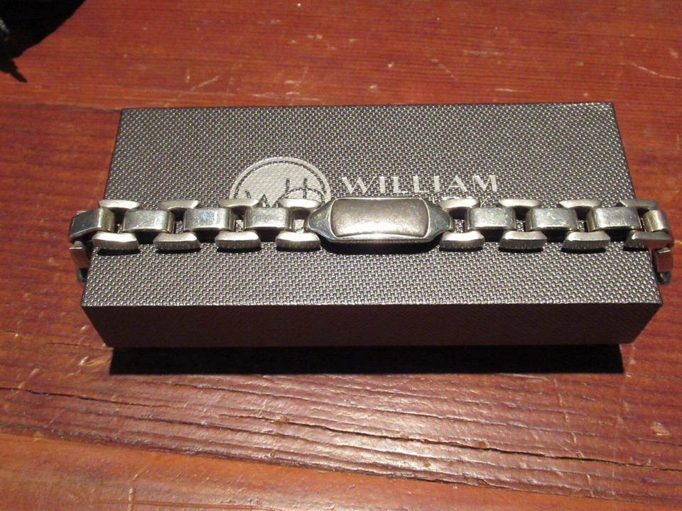 William Henry Meteorite Identity Men's Bracelet BR24 MET - LG | eBay