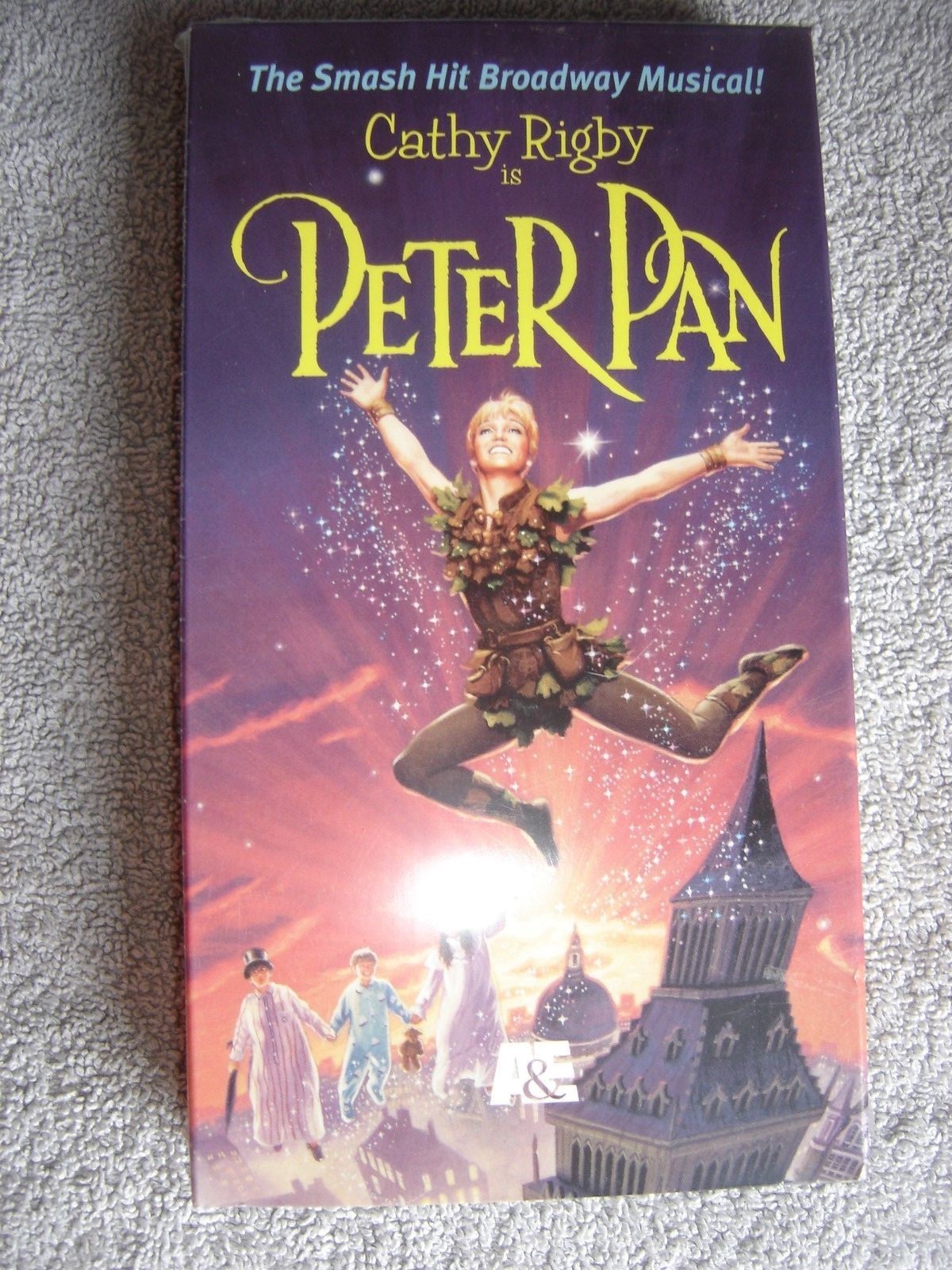 VHS Sealed Cathy Rigby Peter Pan Broadway Musical Kids A&E Video New ...