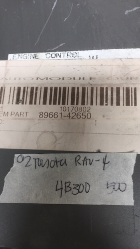 89661-42650 Toyota Rav4 Rav-4 ecu ecm computer 2002 | eBay