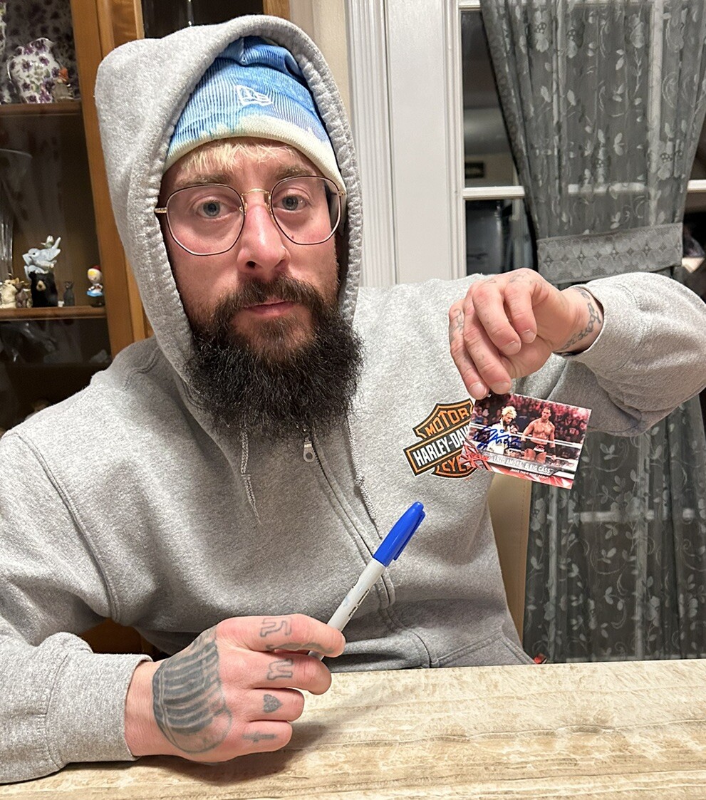 2017 Topps WWE Superstar ENZO AMORE Signed Wrestling Trading Debut Card ...