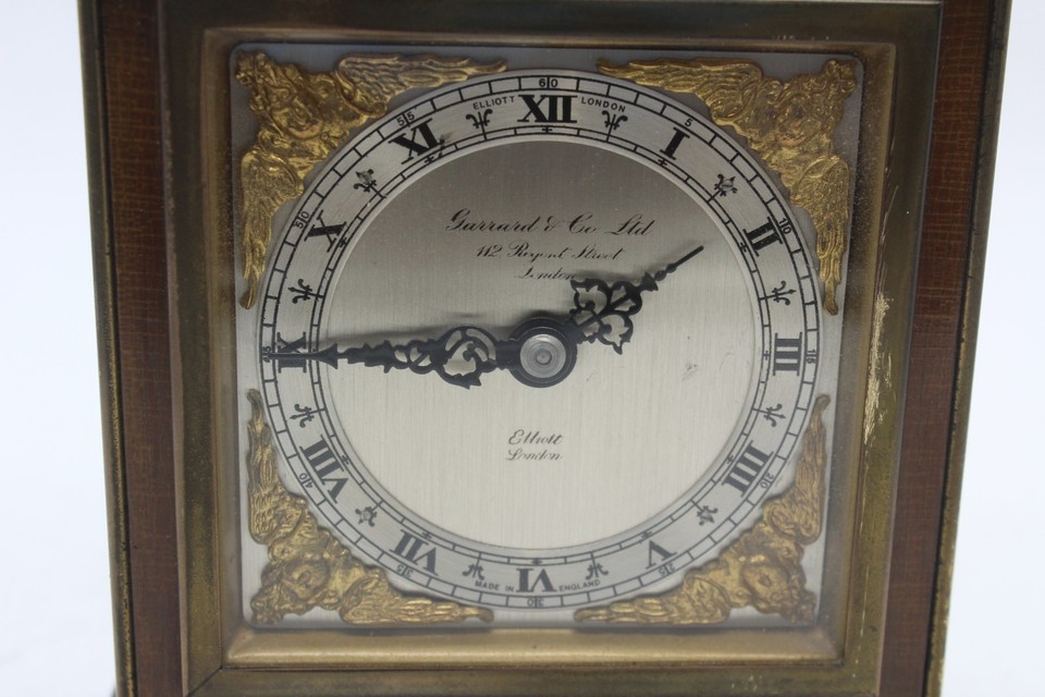 F Vintage Garrard & Co Ltd. Elliot of London Mantle Clock 2983 1 86 ...