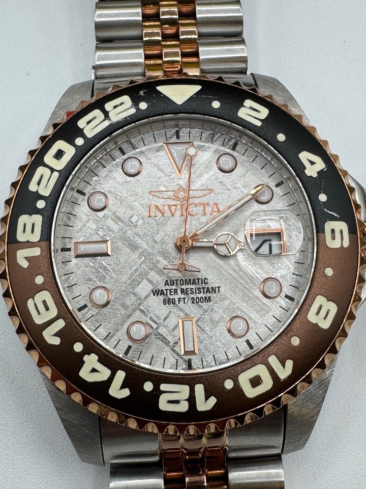 RARE Invicta Pro Diver Meteorite Dial 31487 45MM Automatic Movement ...