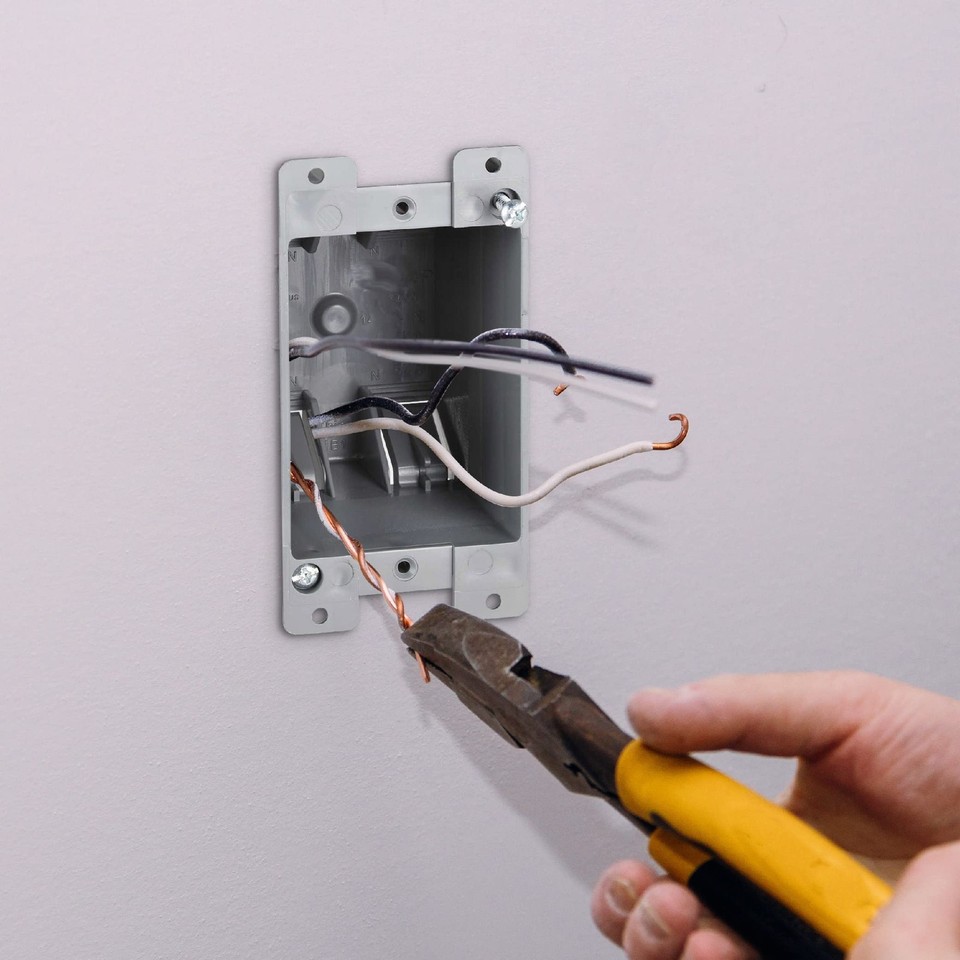 1-Gang PVC Old Work Electrical Outlet Box (12-Pack) | 14 cu. in ...