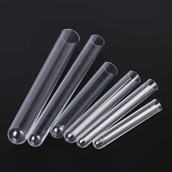 Clear Plastic Single-off Test Tubes Sample Container with Random color ...