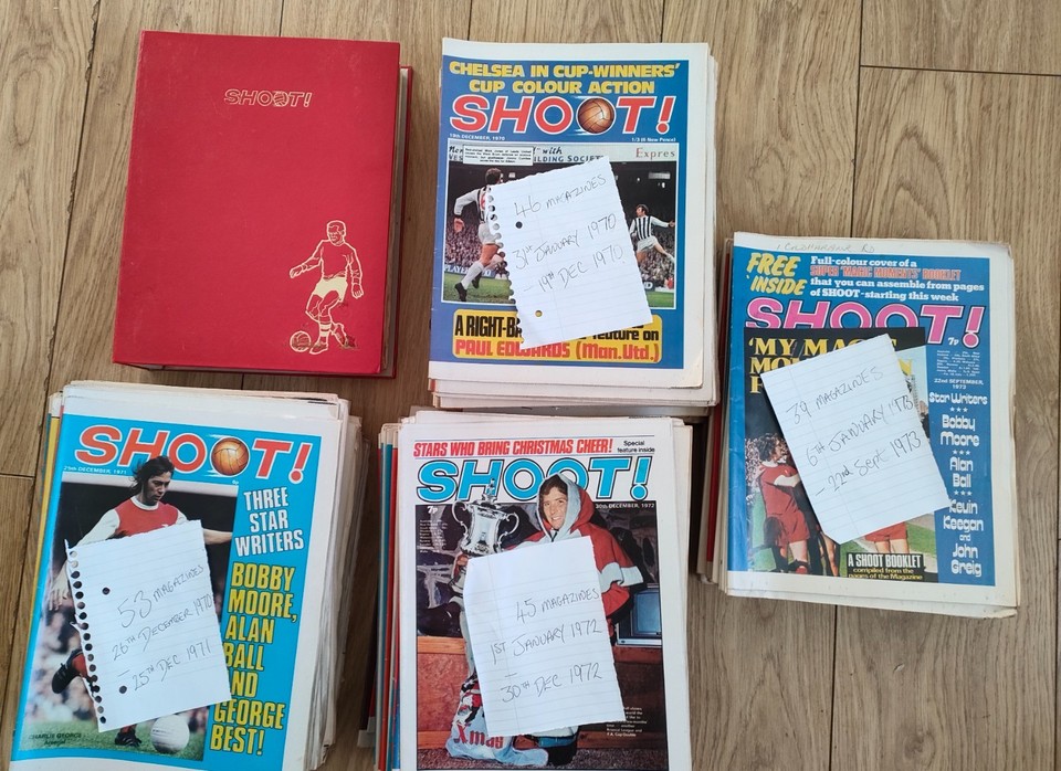 5 time Olympian selling Shoot footy magazines - 207 consecutive issues ...