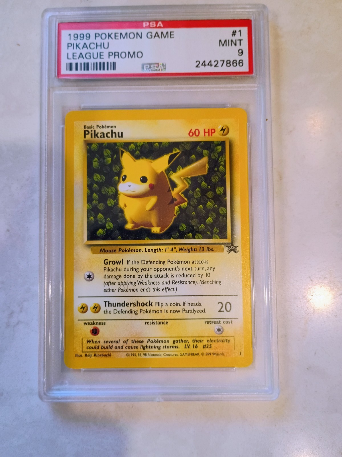 1999 Pokemon League Promo #1 - "Ivy" Pikachu - MINT - PSA 9! | eBay
