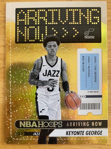 Keyonte George 2023-24 NBA Hoops Arriving Now Holo RC Rookie Card #6 | eBay