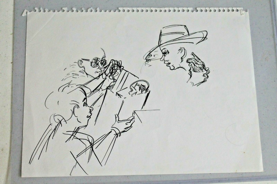 New Yorker Cartoonist William Hamilton d.2016 Signed Auto Original ...