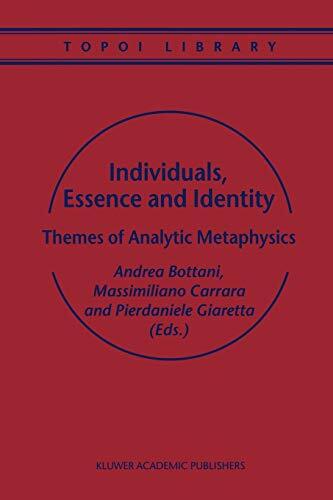 Individuals, Essence and Identity : Themes of Analytic Metaphysics ...