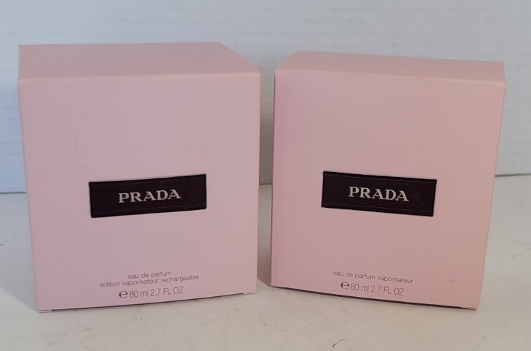 Prada Empty Eau de Parfum Fragrance Boxes Set of 2, 4"x3.5"x3", 4"x3.5 ...