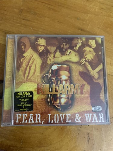 Fear, Love & War Killarmy CD 2001 RARE hip Hop Rap Wu Tang Clan RZA ...